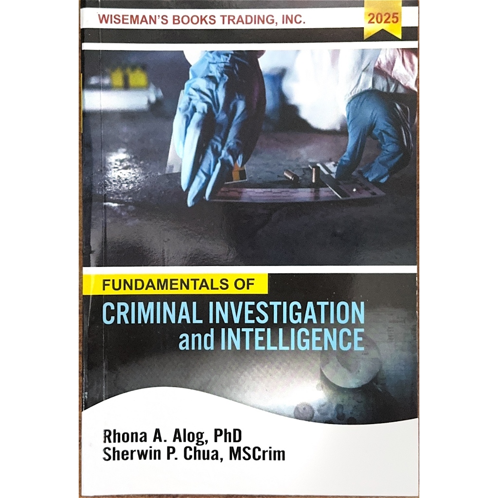 Fundamentals of Criminal Investigation and Intelligence | Shopee ...