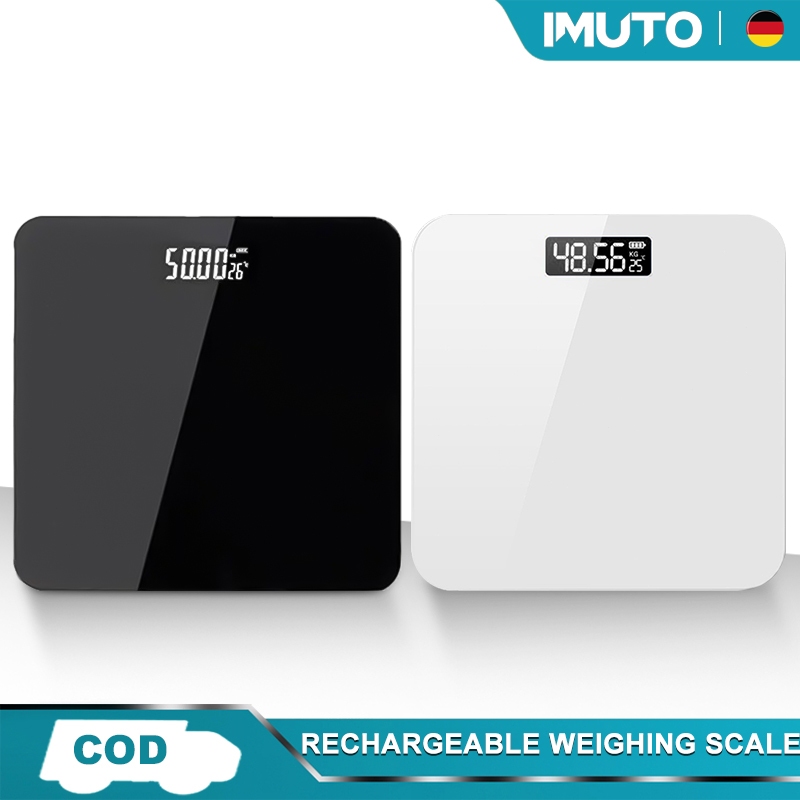 IMUTO Rechargeable USB Weighing Scale Digital LED Display Weigh Scale ...