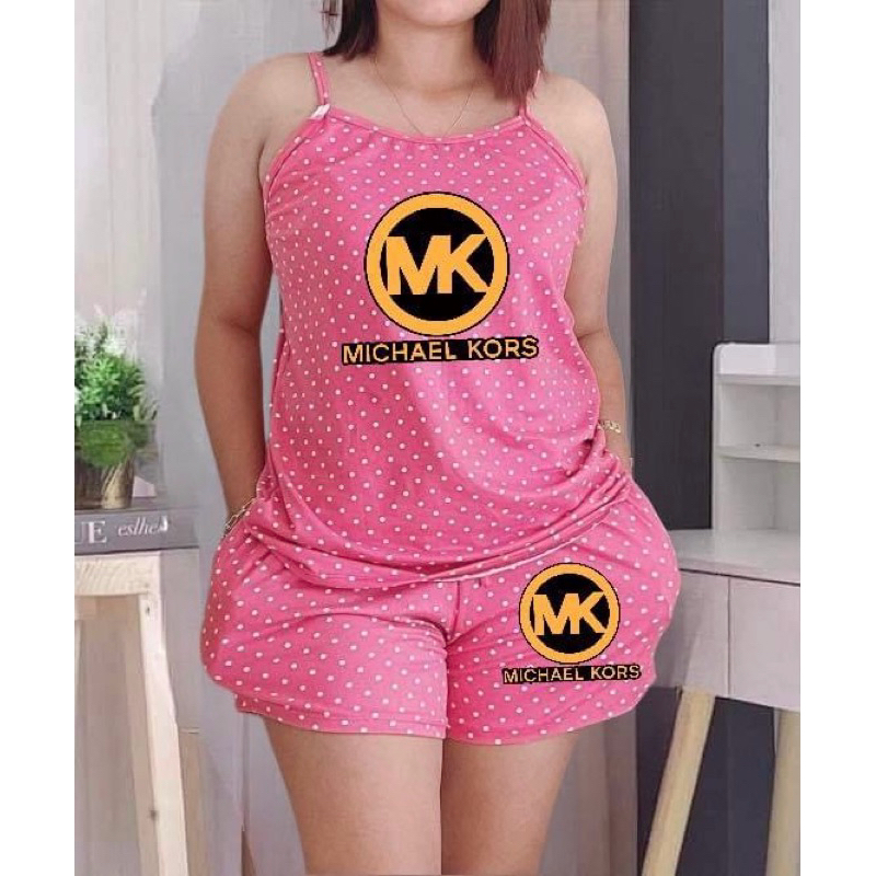Spag polka terno short |medium-extralarge frame | Shopee Philippines
