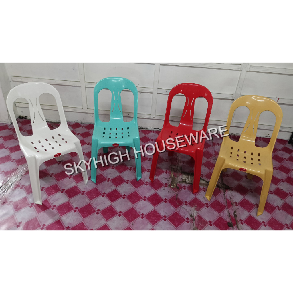 UNI-LUCKY CHAIR / UPUAN PLASTIC MONOBLOC CHAIR STOCK / DINING CHAIR ...