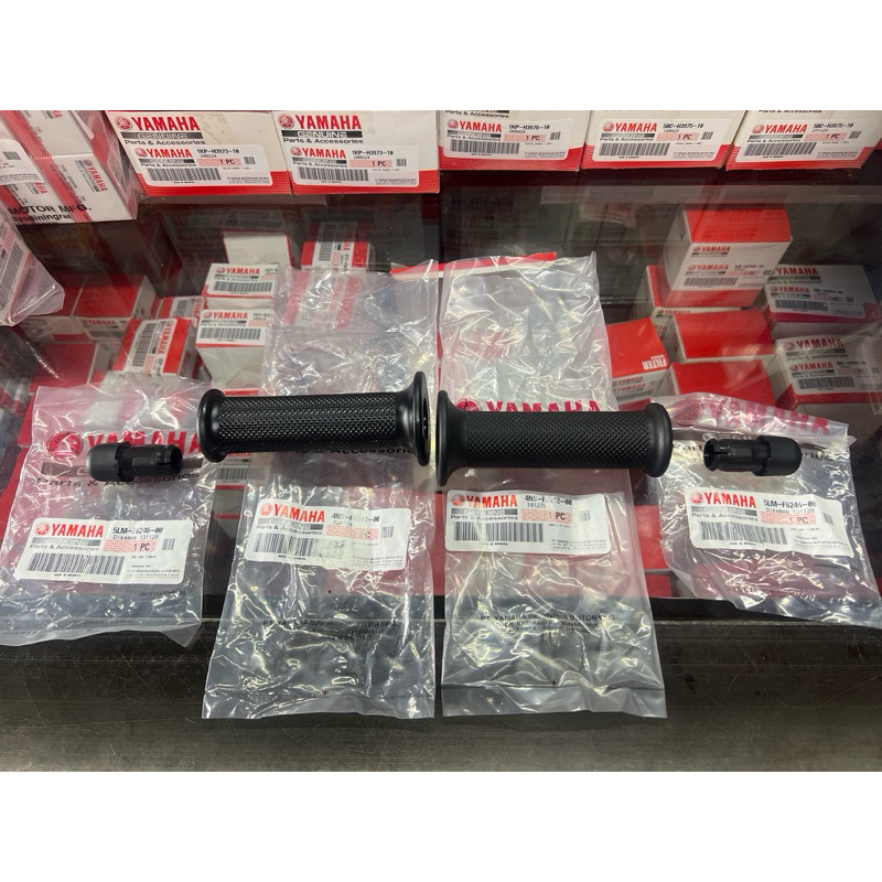 GENUINE YAMAHA HANDLE GRIP SET AND END GRIP SET (SOLD SEPARATELY ...