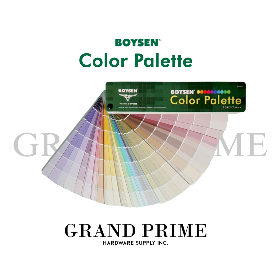 BOYSEN® Color Palette Contains 1320 Colors | Shopee Philippines