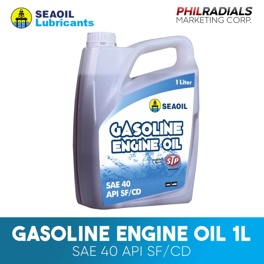 Seaoil Gasoline Engine Oil SAE40 1L | Shopee Philippines