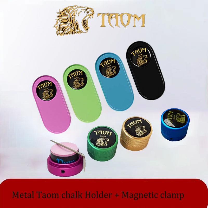 TAOM V10 Billiards Chalk Clip Strong Magnetic Silent Chalk Clip Genuine ...