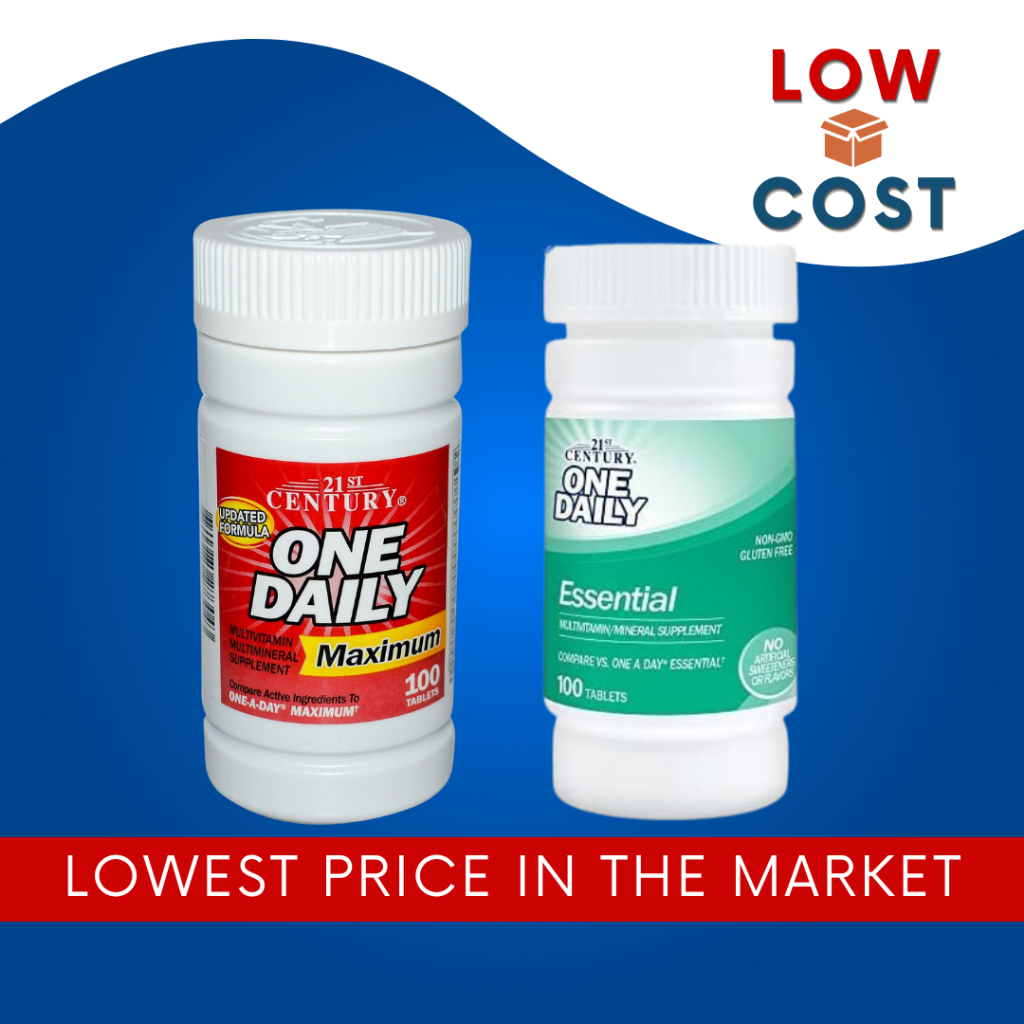 Low Cost PH | One Daily, Maximum, 100 Tablets Multivitamin Multimineral ...