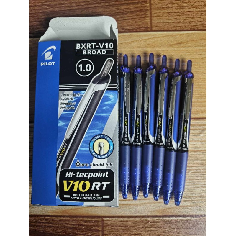 Pilot V10 Retractable sign pen BLUE sold per piece | Shopee Philippines