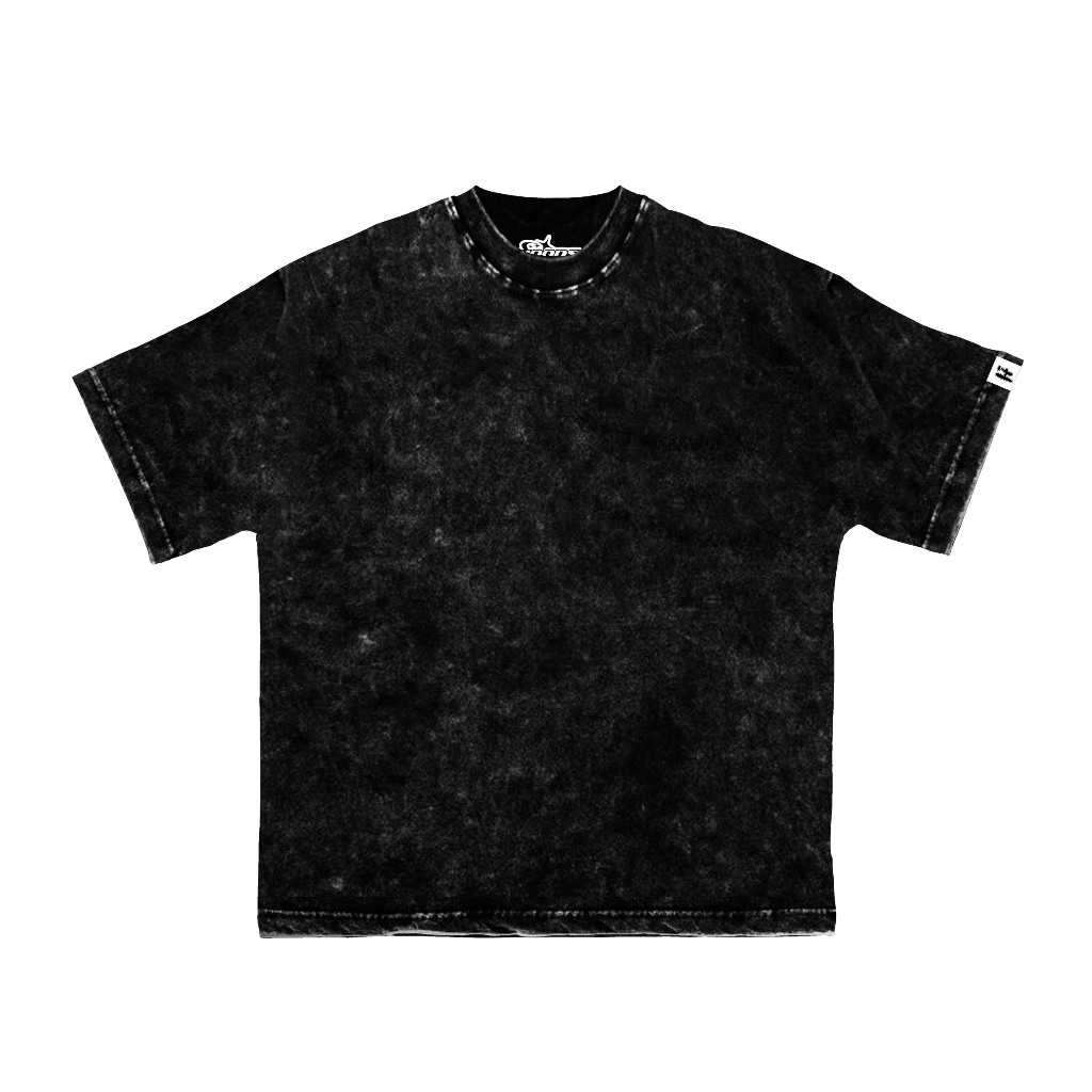 BLACK ACID SHIRT PLAIN VINTAGE/OVERSIZED SHIRT BY HOODS | Shopee ...
