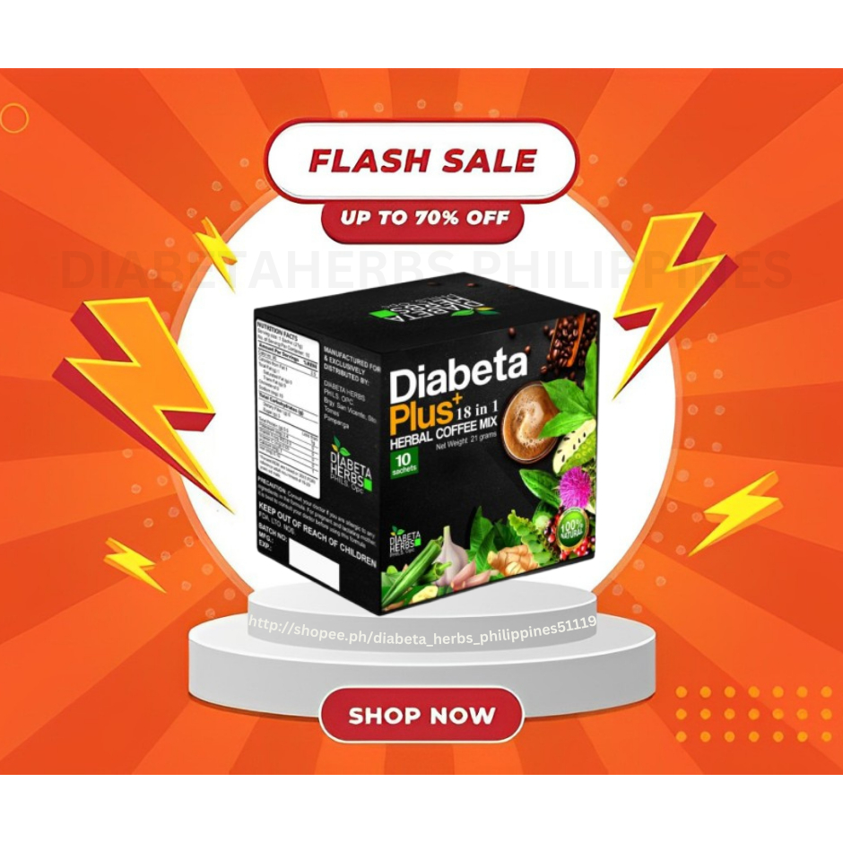 TOP 1 BEST SELLER! DIABETA PLUS 18 IN 1 HERBAL MIX COFFEE 100% NATURAL ...