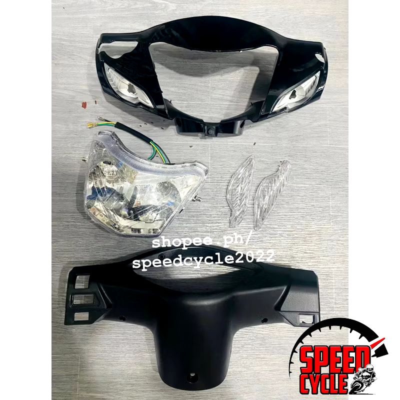 FRONT AND BACK COWLING WITH HEADLIGHT AND SIGNAL LENS FOR HONDA WAVE ...