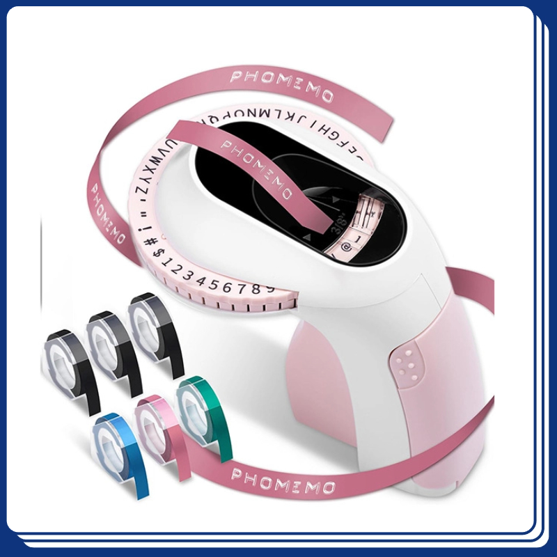 Phomemo 3D Embossing Label Maker E975 Portable Manual Labeling Machine ...