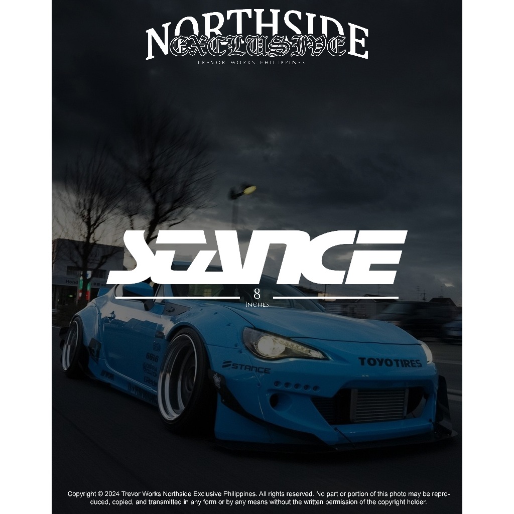 Stance Design Car Sticker Decals Available for Any Automotive Unit ...