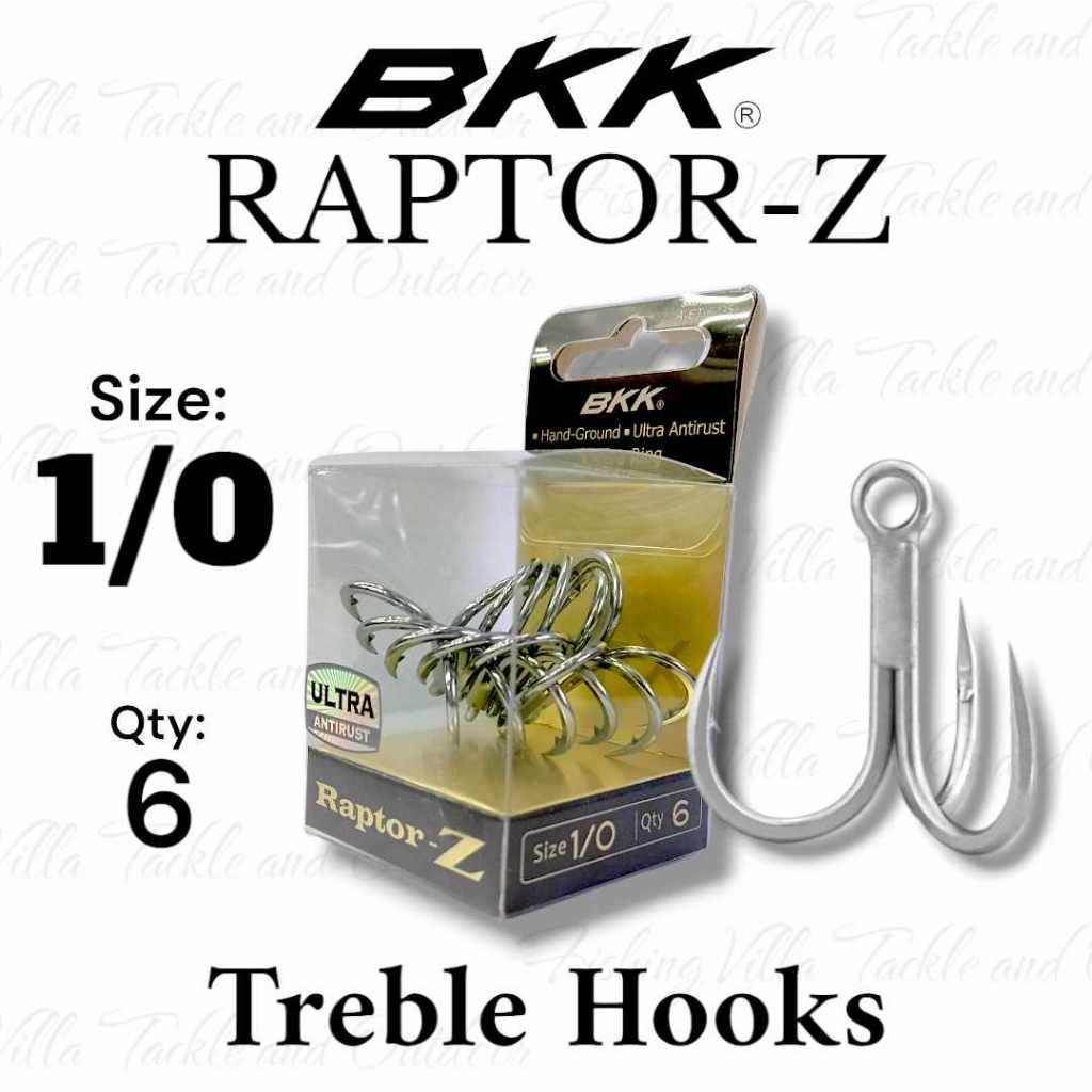 BKK RAPTOR-Z Treble Fishing Hooks | Shopee Philippines