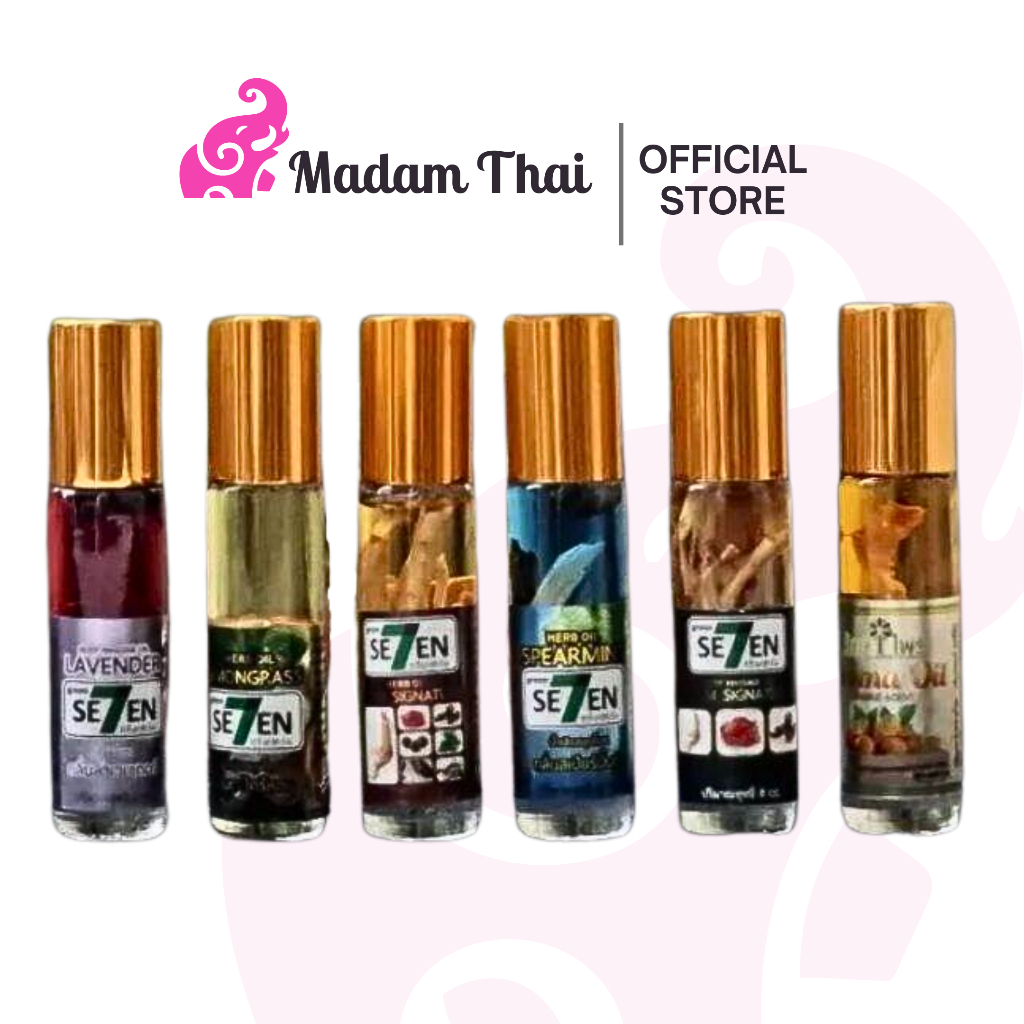 Green Seven Water Balm Essential Oil Siam Signature Rose Lavander ...