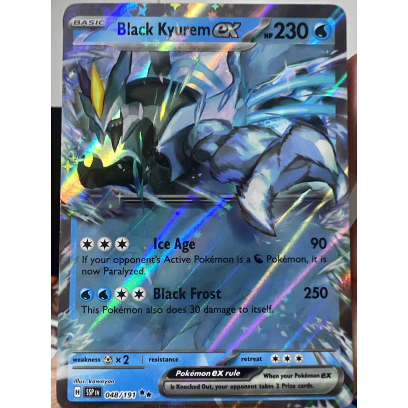 Black Kyurem ex - 048/191 - Ultra Rare Scarlet & Violet: Surging Sparks - Pokemon TCG | Shopee ...