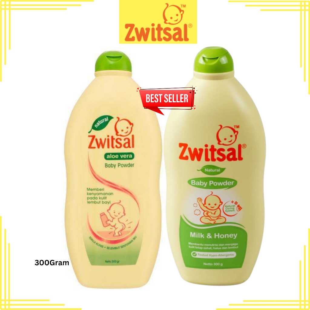 Zwitsal Baby Powder Aloe vera and Milky Honey 300g | Shopee Philippines