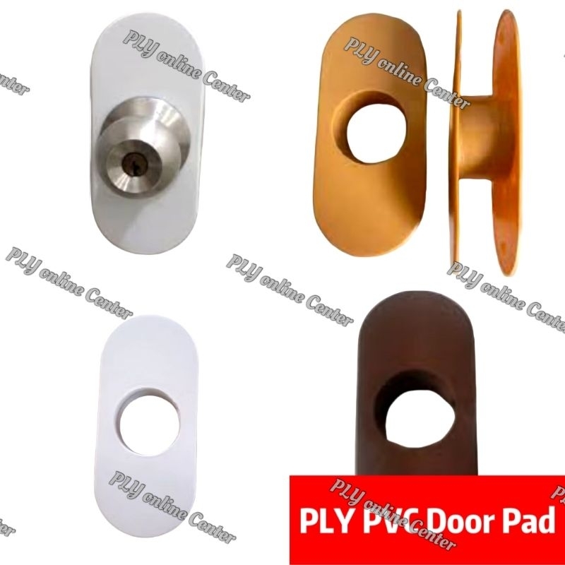 PVC DOOR PAD PROTECTOR / DOORKNOB HOLE/BISAGRA BROWN ,WHITE ,D-BROWN ...