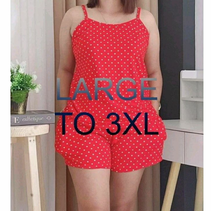 ACOS02 PLUS SIZE TERNO SANDO SHORT | Shopee Philippines