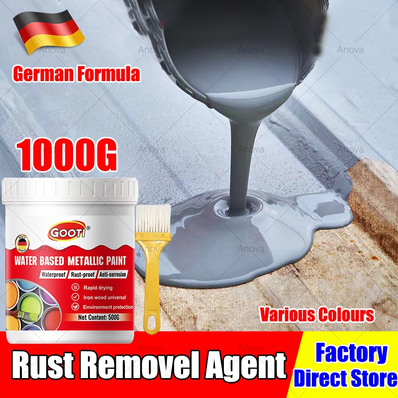 Anti Rust Paint For Metal 1KG Rust Remover Primer Paint Coating ...