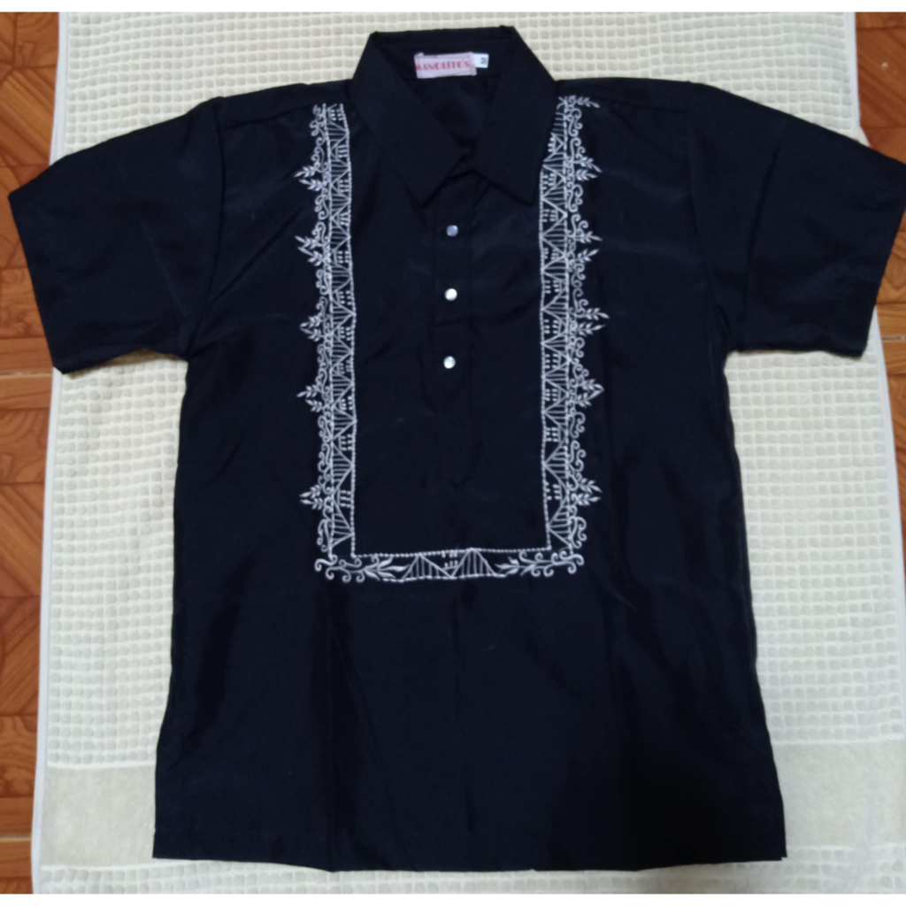 Polo Barong Short Sleeve | Shopee Philippines