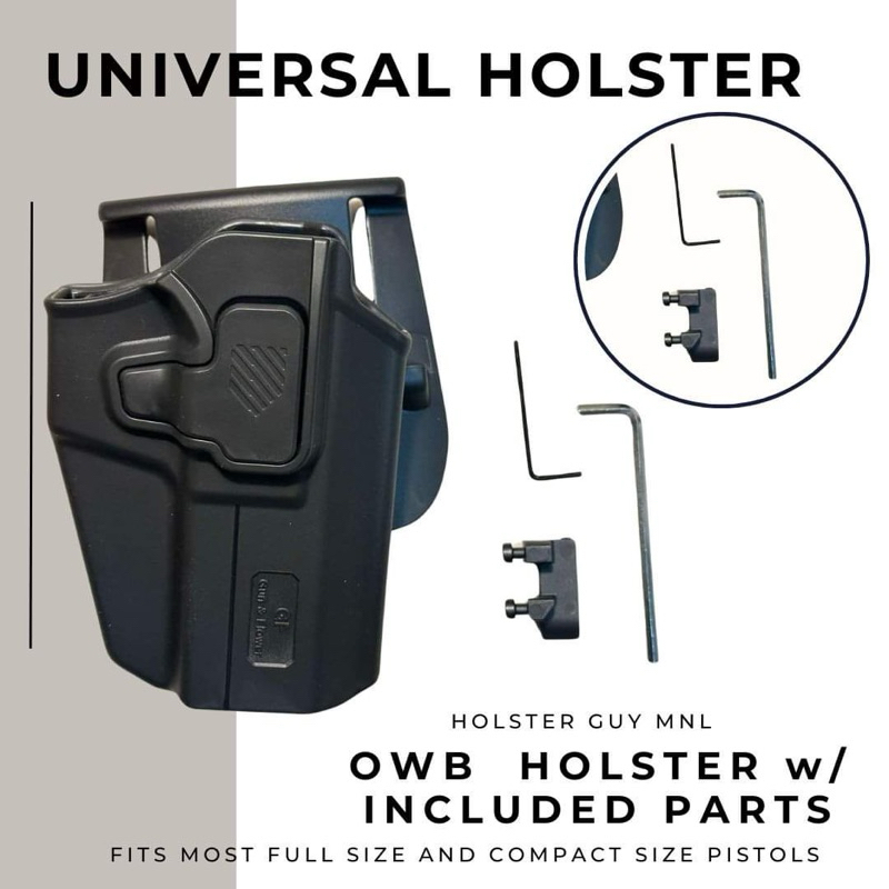 Universal Holster | Fit More Than 100+ Pist ols | Right Handed | Black ...
