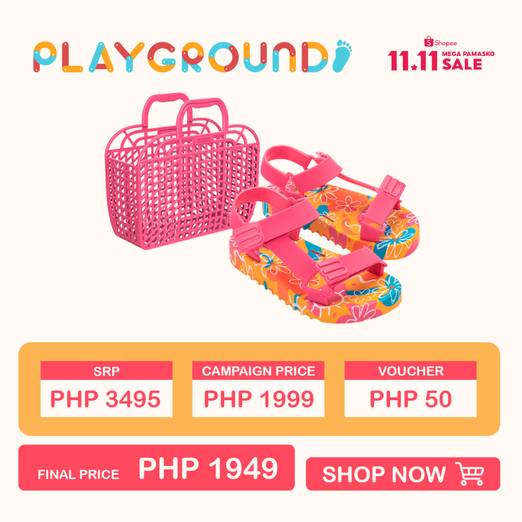 Playground Mel Playtime-Teens Yellow/Pink For Teens and Kids | Shopee ...