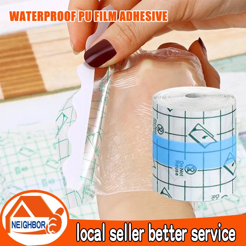 5M Waterproof Medical Tape Transparent Anti-allergic PU Film Wound ...