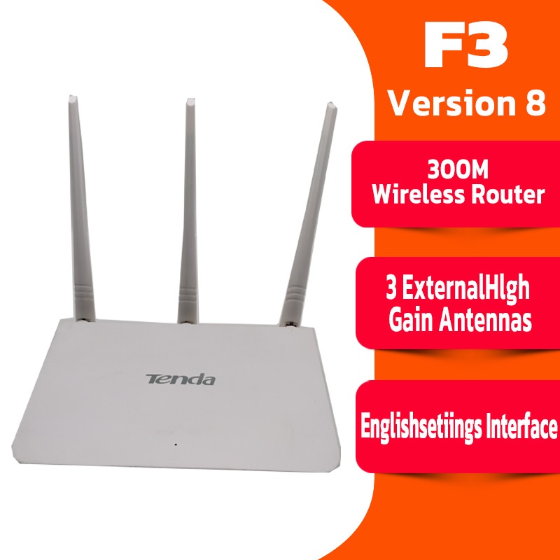 Used TD F3 V8 300Mbps Wireless Router WIFI English Version(Contains ...