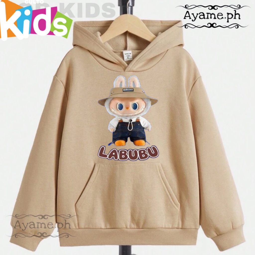 labubu hoodie jacket for kids cotton unisex | Shopee Philippines