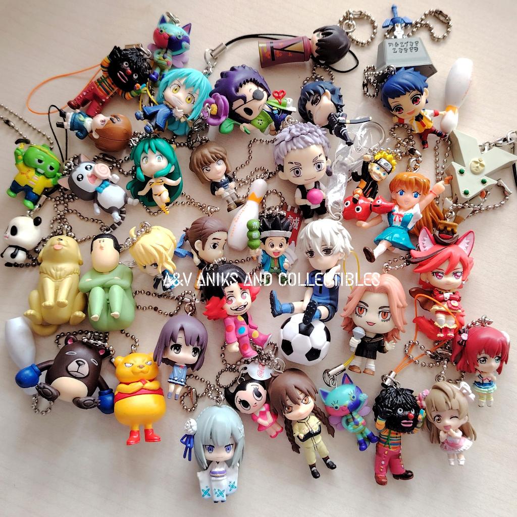 [ AUTHENTIC ] Assorted Anime_Mascot Figure Keychains / Danglers_10 [PD9 ...