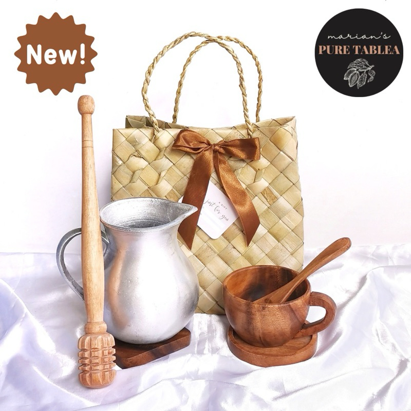 GIFT SET - Tsokolatera/Batirol Set w/ 200g Marian's Pure Tablea ...