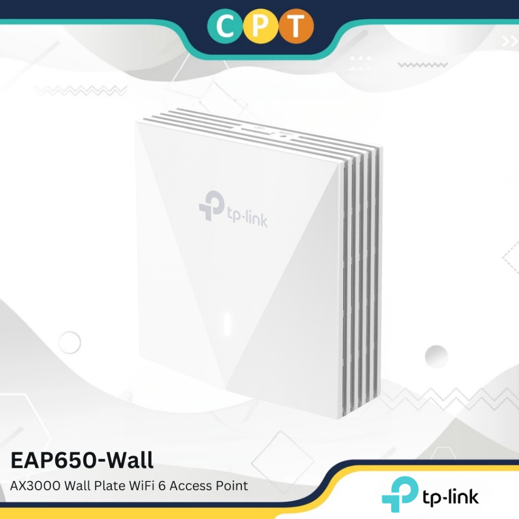 TP-Link EAP650-Wall AX3000 Wall Plate WiFi 6 Access Point | Shopee ...