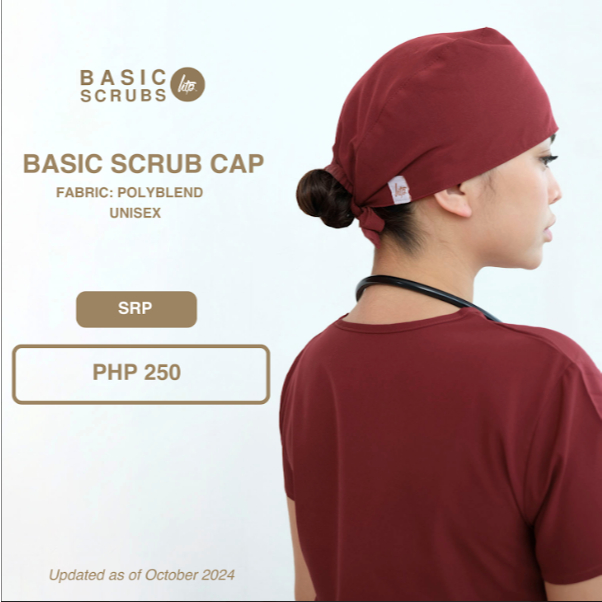 Silverbell | HTP Basic Scrub Cap | Polyblend | Unisex | Shopee Philippines