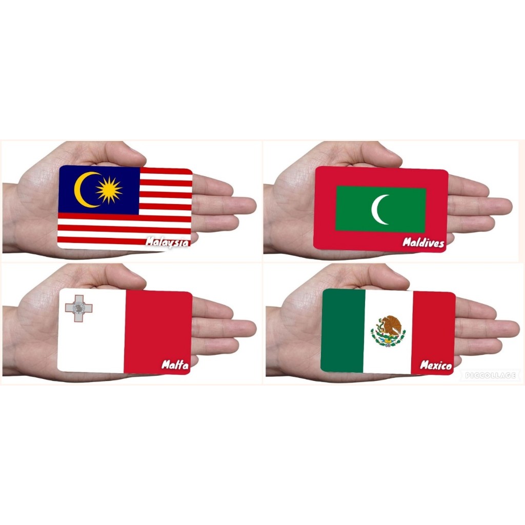 Angbaligya FLAG RUBBER REF MAGNET DESIGN (MALAYSIA, MALDIVES, MALTA ...