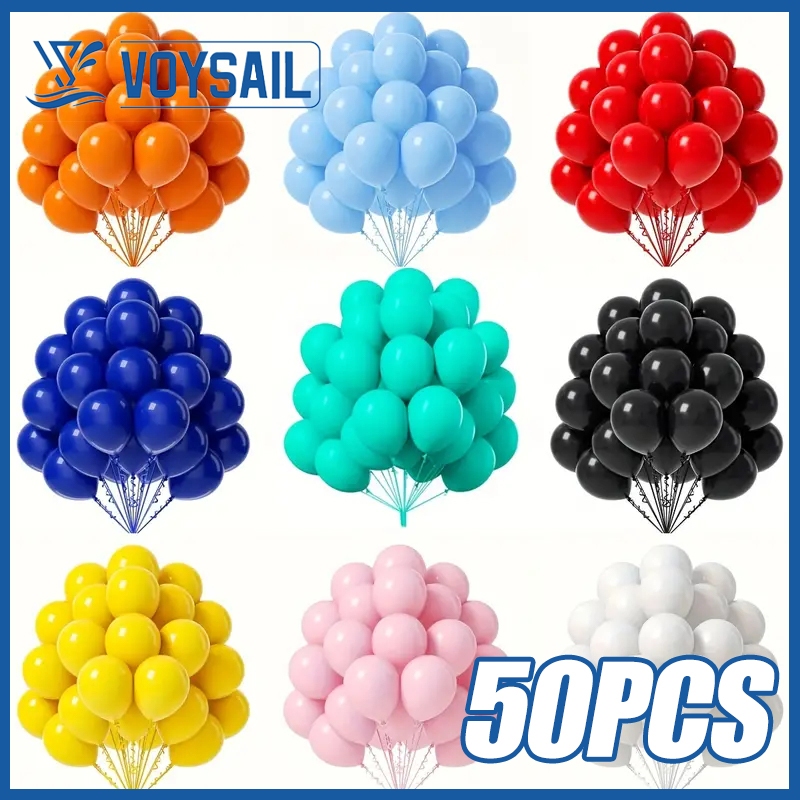 50Pcs Round Pearl Balloons High End Balloon Home Birthday Happy Party ...