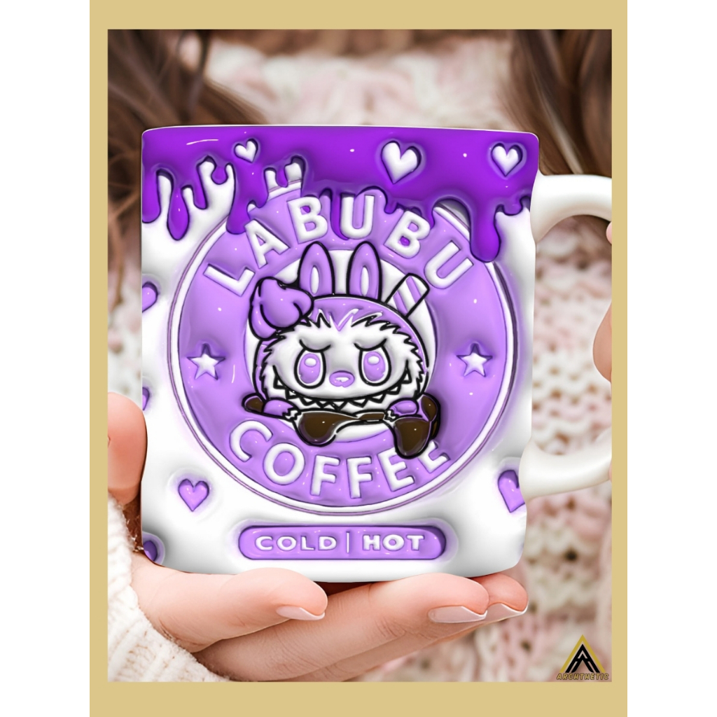 PERSONALIZED LABUBU MUG PURPLE ( WITH PACKAGING ) | Shopee Philippines