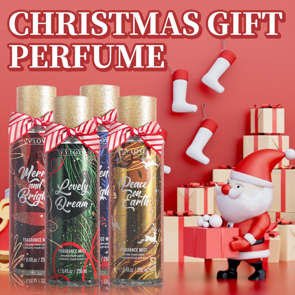 new arrive christmas body mist body lotion box shimmer christmas eve ...