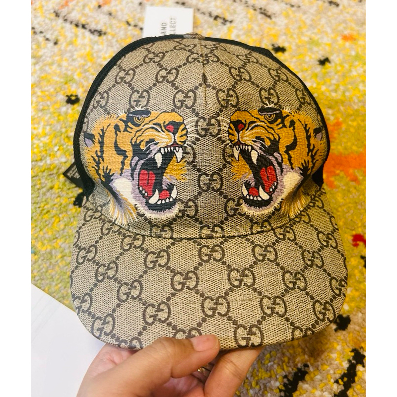 Authentic GUCCI Tiger Logo Cap | Shopee Philippines