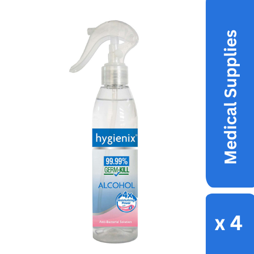 Hygienix Germ Kill Alcohol with Moisturizer Trigger Spray 250ml, Bundle ...