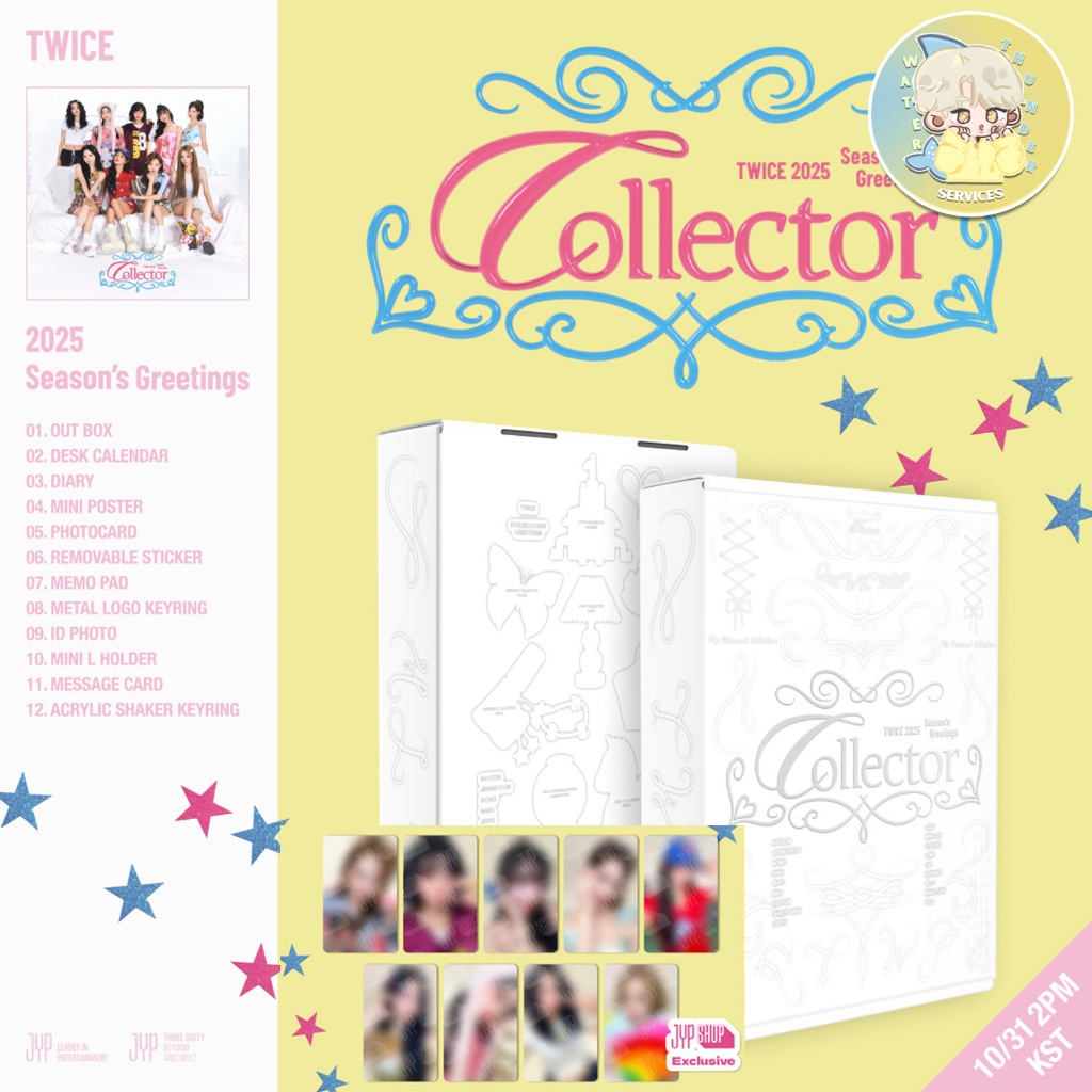 TWICE 2025 Season's Greetings [Collector] Package with JYP Shop Selfie POB Photocard Set [PRE ...