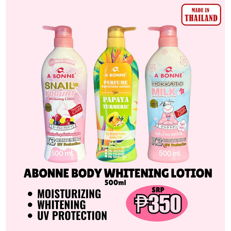 ABONNE LOTION (Original) | Shopee Philippines