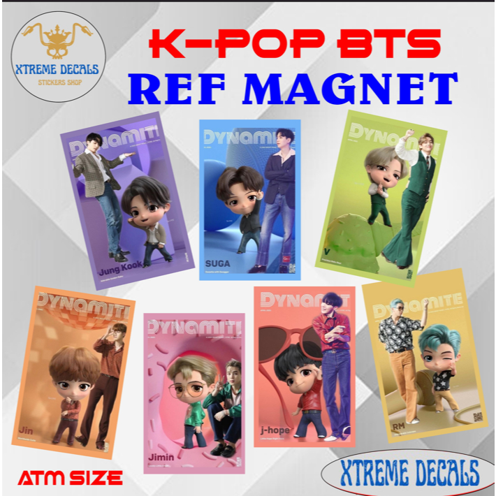 K-Pop BTS Ref Magnet (ATM SIZE) | Shopee Philippines