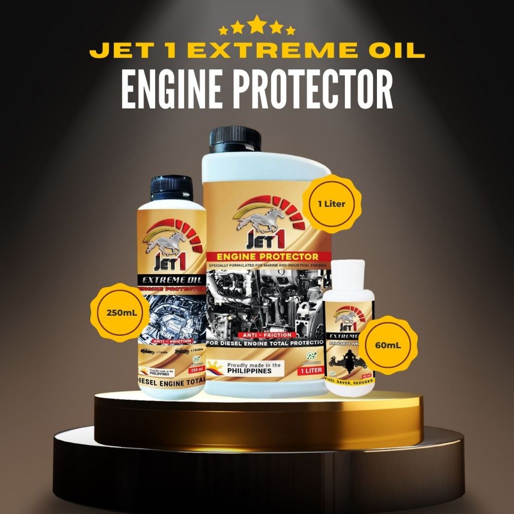 Jet 1 Extreme Oil Engine Protector 1 Liter | 250mL | 60mL | Shopee ...