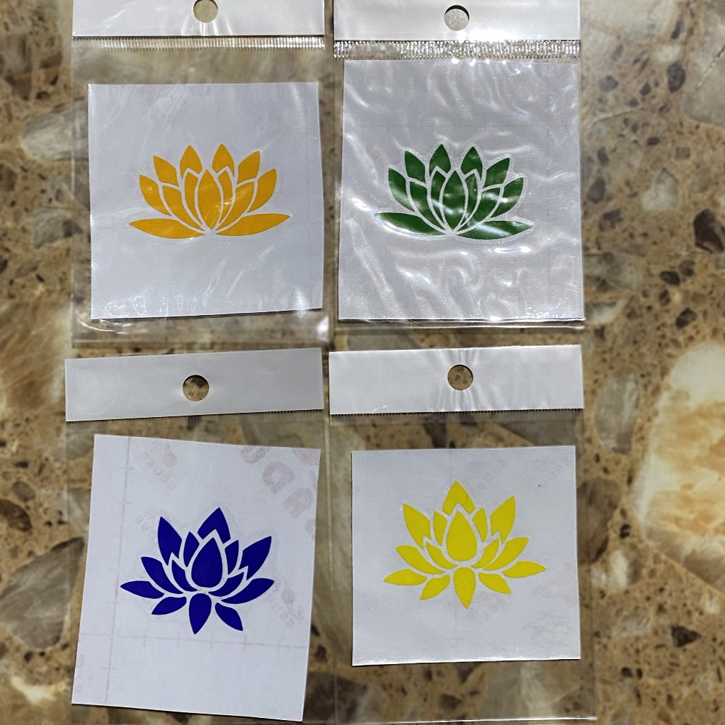 sticker decals buy 1 get 1 free flower petals floral waterproof sticker ...