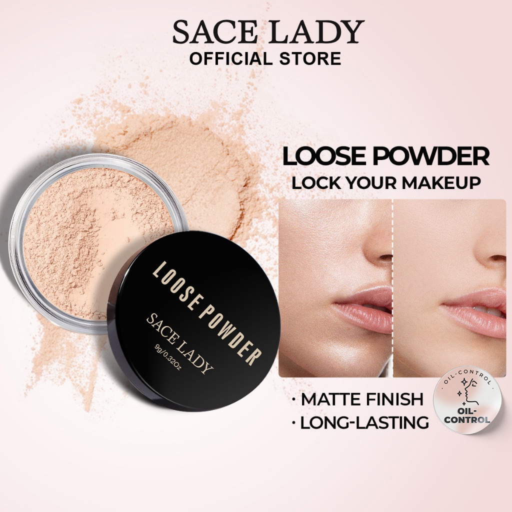 SACE LADY Oil Control Loose Powder Mattifying Matte Anti-shine ...
