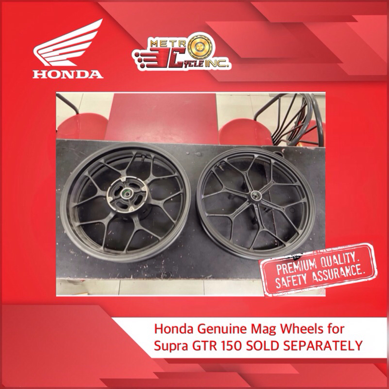 Honda Genuine Mag Wheels for Supra GTR 150 SOLD SEPARATELY | Shopee ...