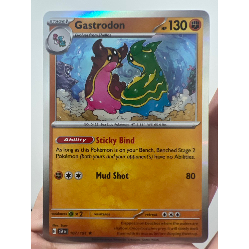 Gastrodon - 107/191 - Holo Rare Scarlet & Violet: Surging Sparks ...