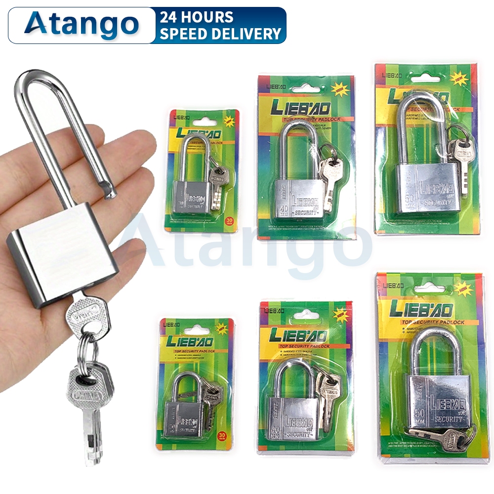 30mm/40mm/50mm/60mm Home Padlock With Key 304 Stainless Heavy Duty ...