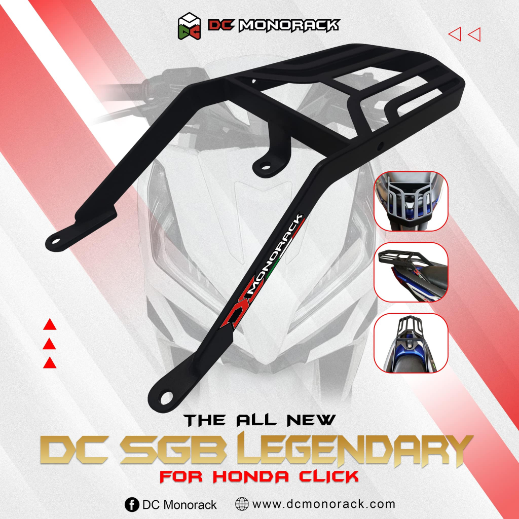 CLICK 125/150 STAY GRAB BAR - DC MONORACK TOP BOX BRACKET | Shopee ...