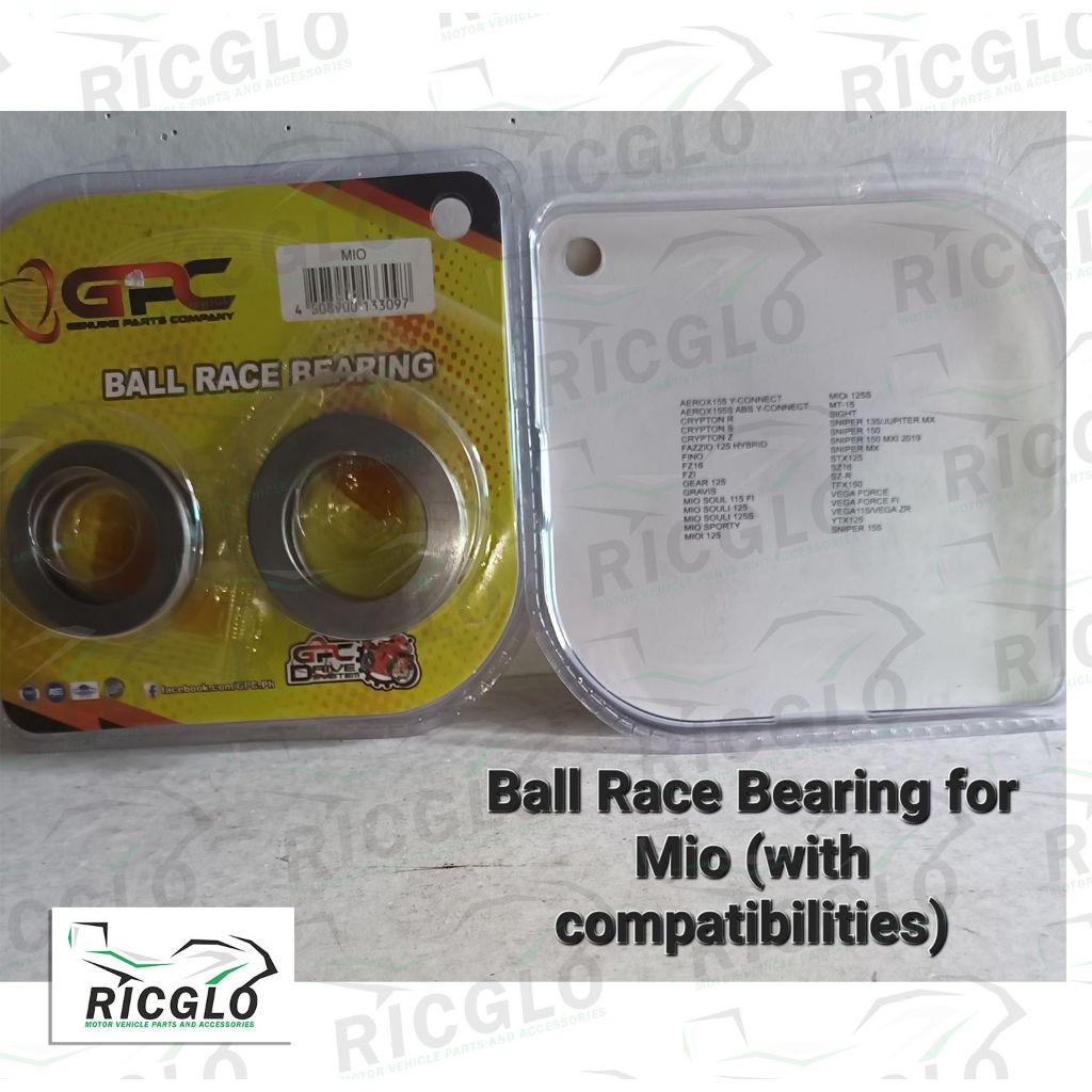 GPC BALL RACE BEARING FOR YAMAHA MIO | Shopee Philippines