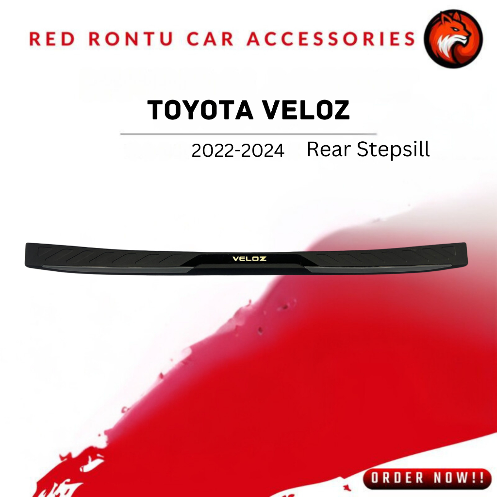 TOYOTA VELOZ 2022-2024 Rear Step Sill/Rear Bumper Guard | Shopee ...